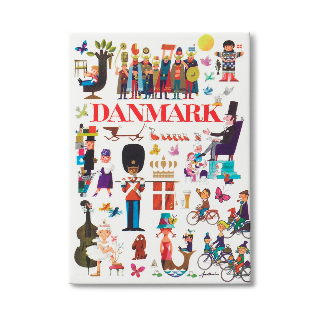 Magnet - Danmark - Plakater, kort og magneter - Little Tivoli